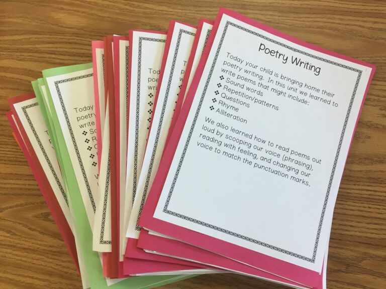 Kindergarten Poetry: Teaching with Choice and Voice