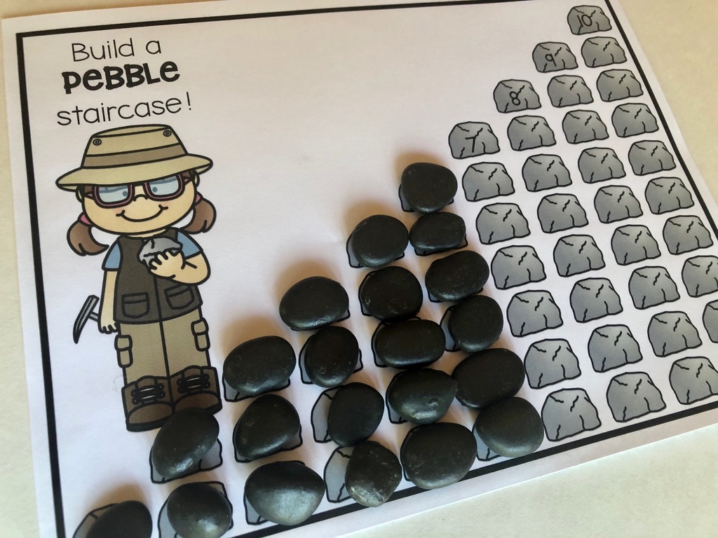 Teaching One More and One Less with Number Staircases