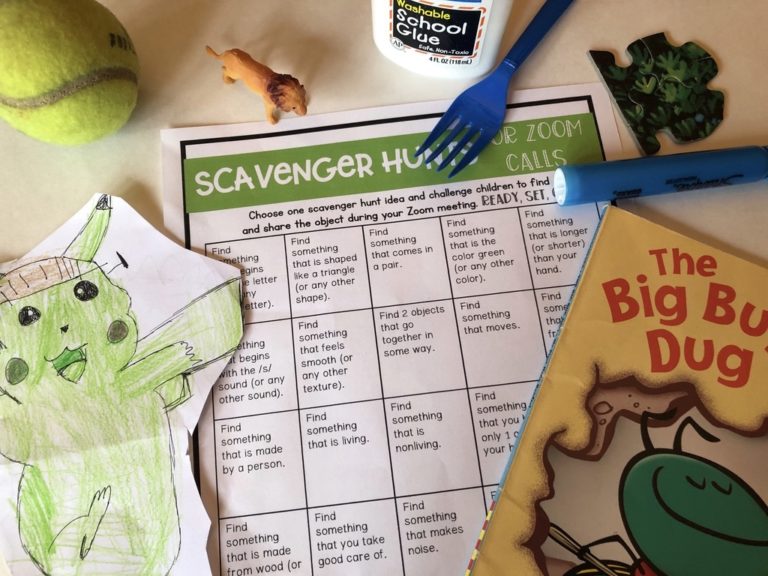 Zoom Meeting Activities For Distance Learning in Kindergarten