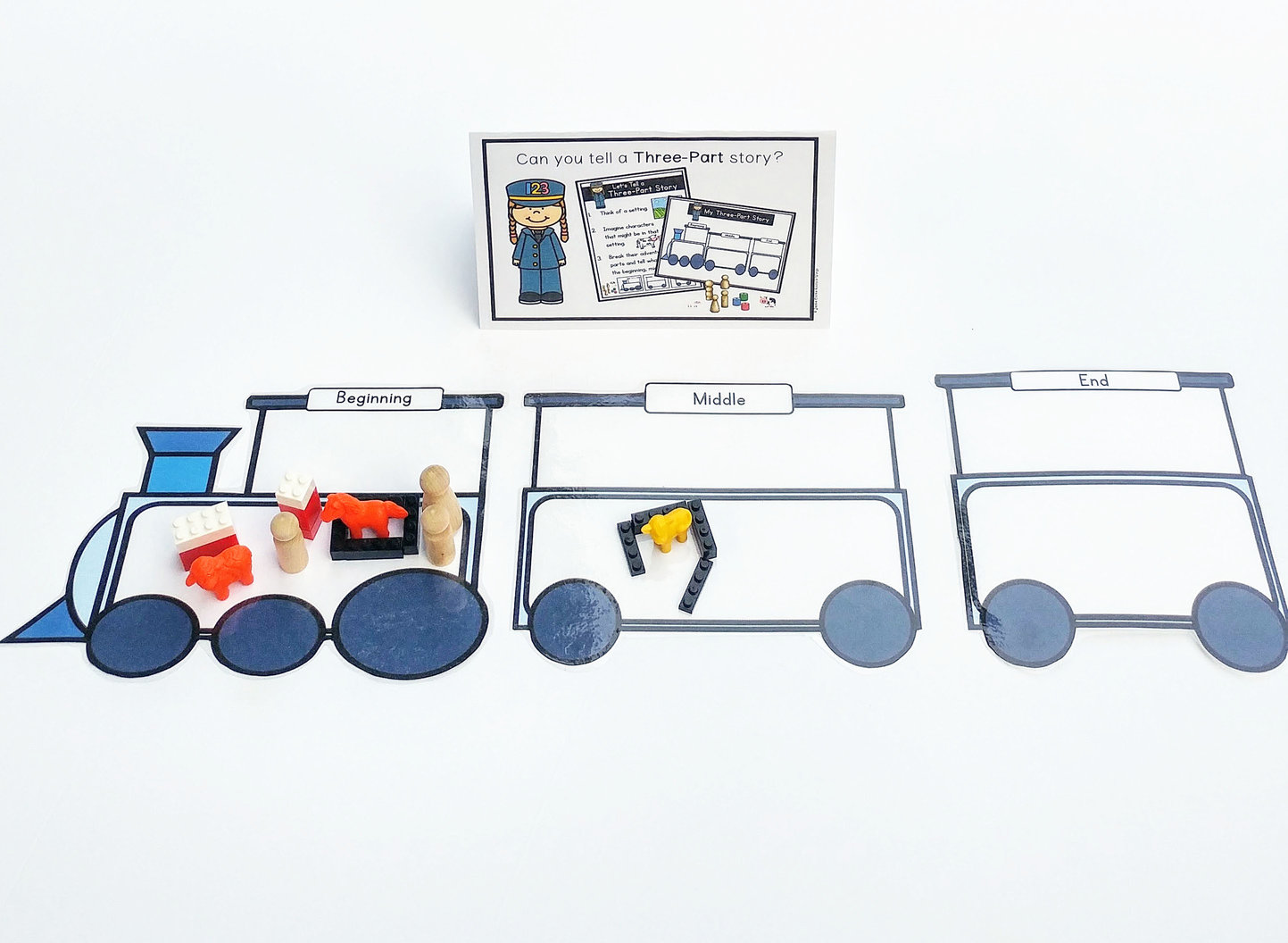 Retelling Stories in Kindergarten with Story Maker Mats