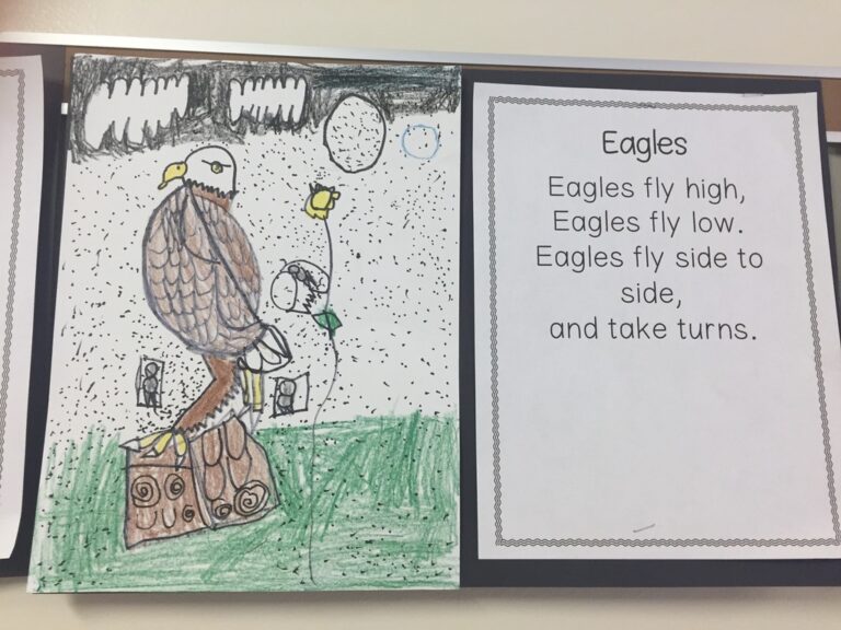 Eagle Research Project and Informational Writing in Kindergarten